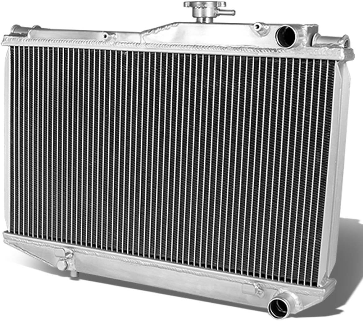 Amazon.com: Full Aluminum 2-Row Dual Core Radiator for Toyota Corolla ...