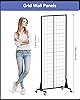 Blasinc Gridwall Panel Display Stand 2' x 5.5' Ft Heavy Movable ...