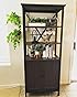 Amazon.com: Sauder Carson Forge Bookcase with Doors, Milled Cherry ...