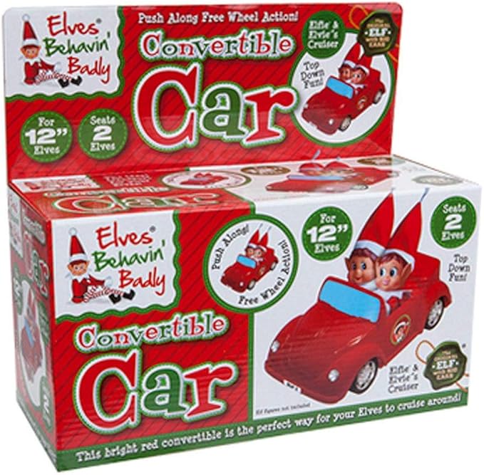 Elves Behavin Badly Elf Convertible Car: Amazon.co.uk: Toys & Games