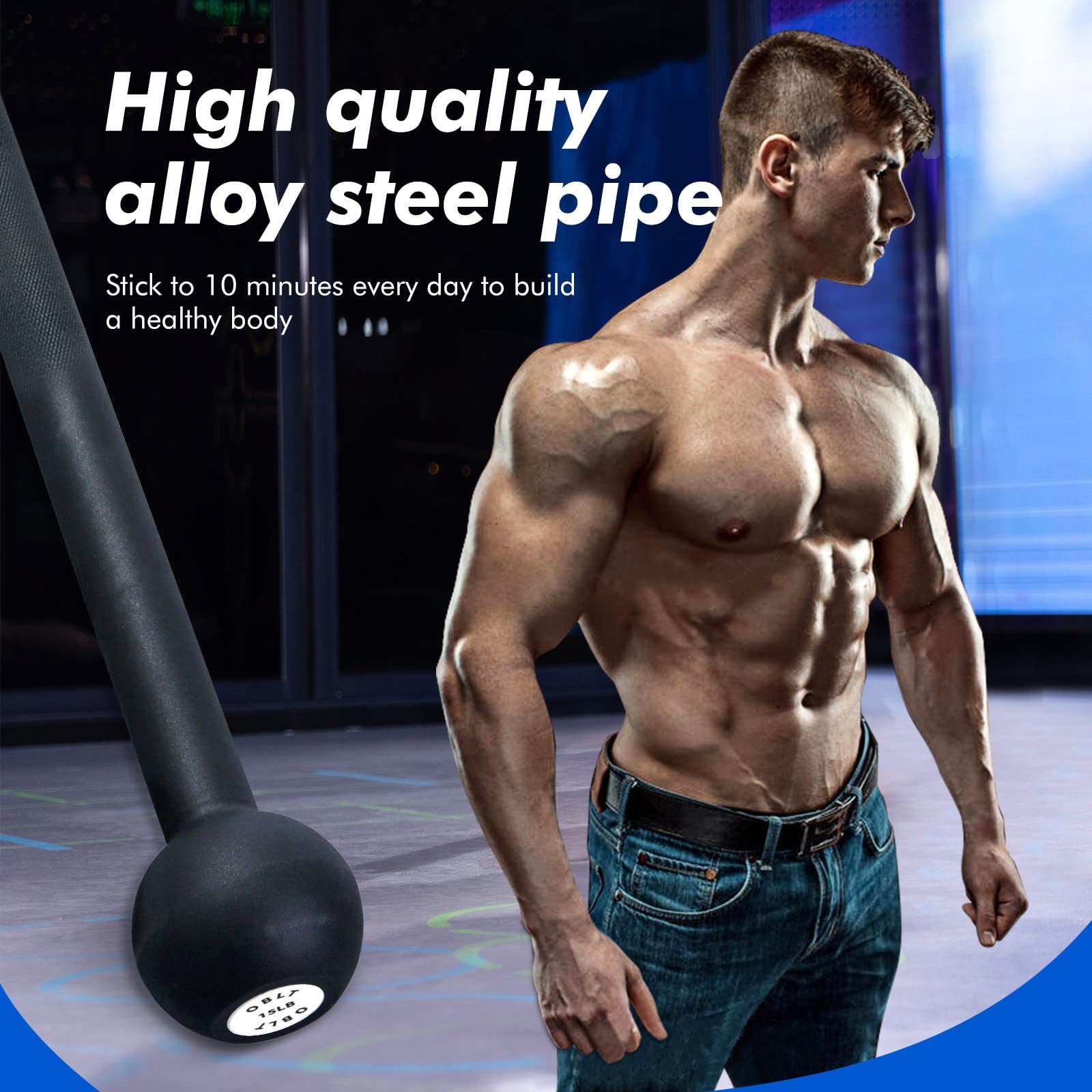 Mua OBLT Mace Bell Strength Training Mace Bell Full Body Steel Mace Bar ...