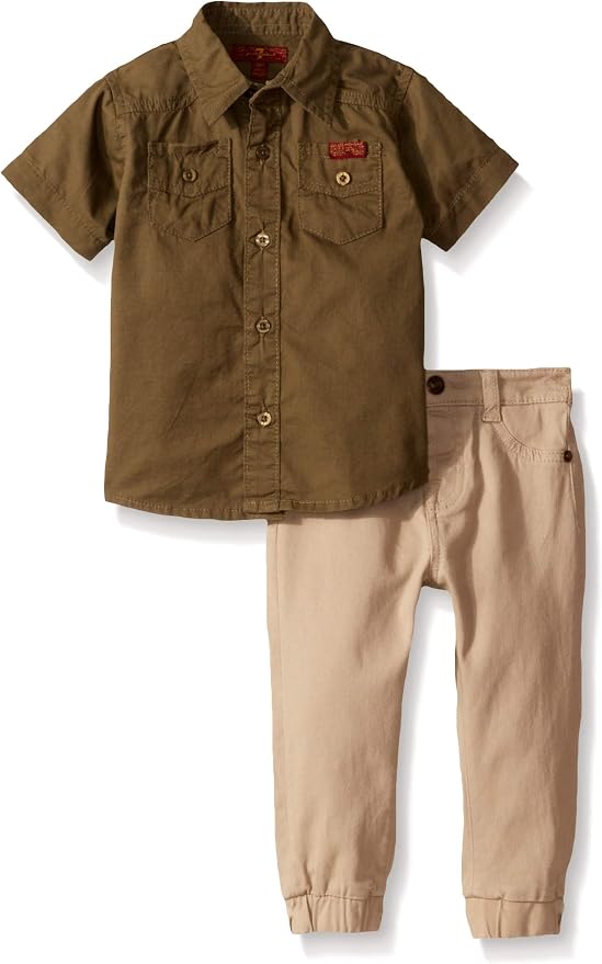 Amazon.com: 7 For All Mankind Baby Boys 2 Piece Set: Clothing