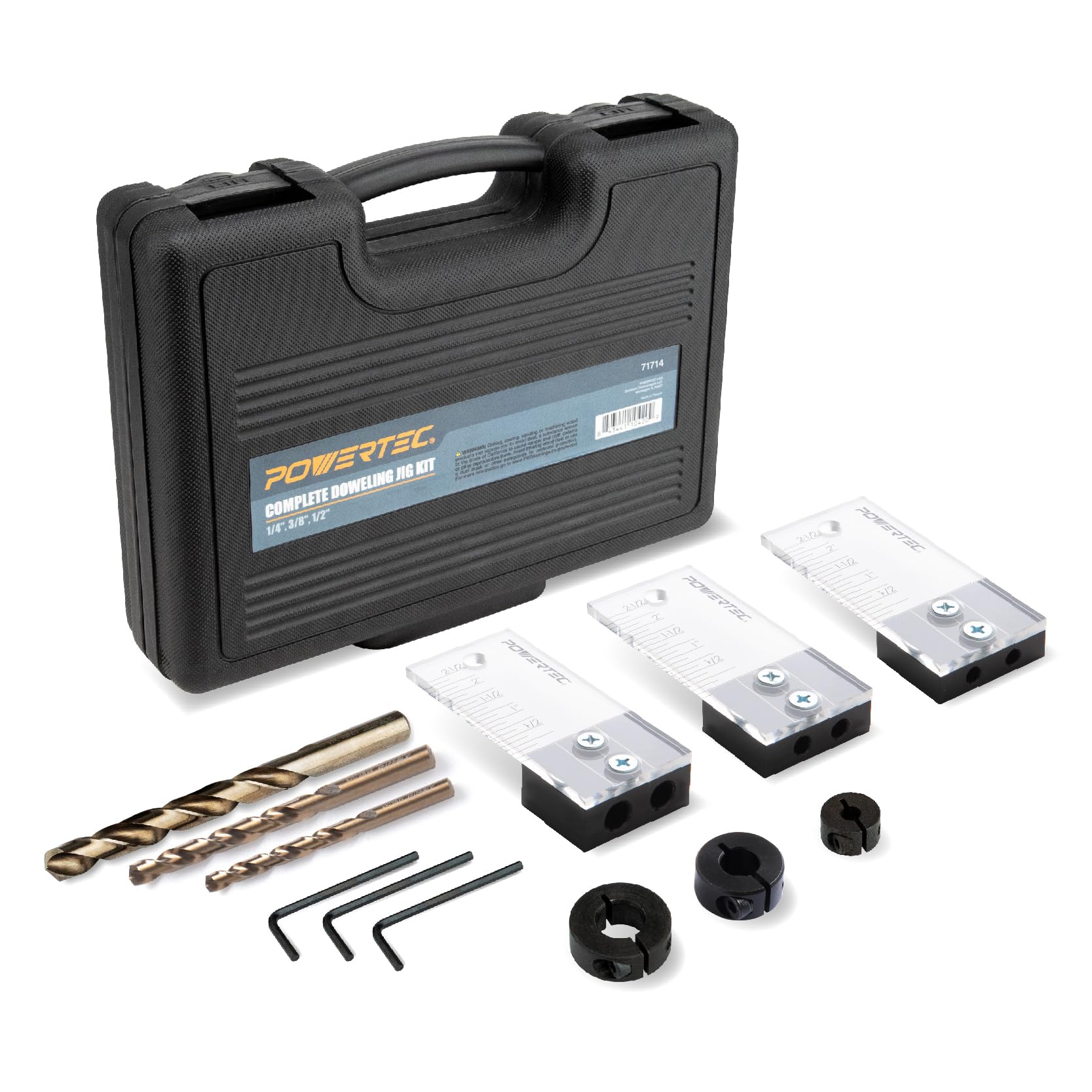 Mua Complete Doweling Jig Kit w/ 1/2",3/8",1/4" Cobalt M-35 Drill Bits ...