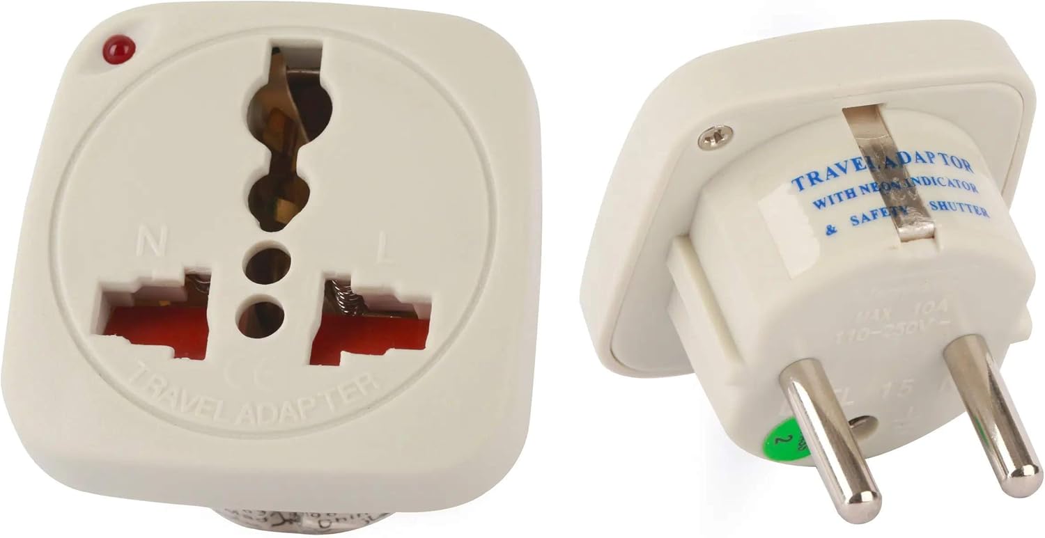 Terminator Multi Traveler Adapter With Shutter & Indicator (EU to ...