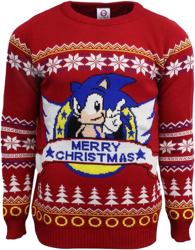 Sonic The Hedgehog - Suéter de Navidad para hombre o mujer, color rojo : Amazon.com.mx: Ropa ...