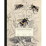 Composition Notebook College Ruled: Frog & Mushroom Vintage ...