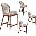 Amazon.com: IDEALHOUSE Counter Height Bar Stools Set of 4, 24.8" H ...