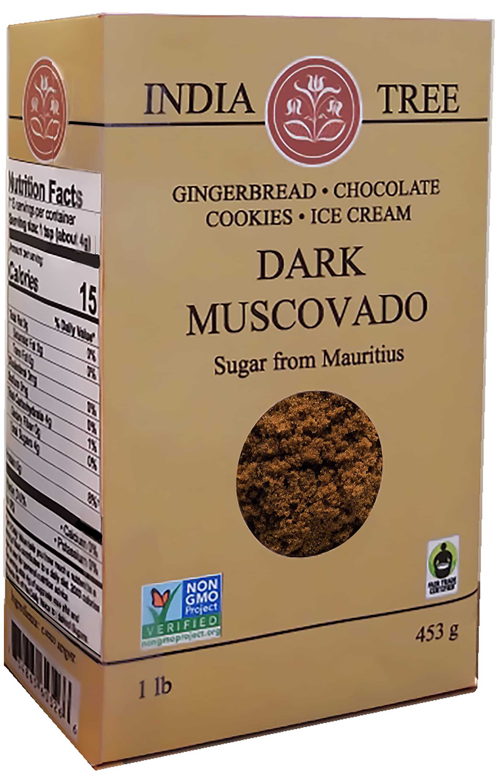 Mua India Tree Dark Muscovado Sugar, 1 Pound Box, Unrefined Brown ...