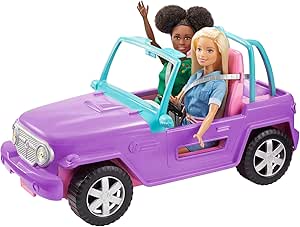 Amazon.com: Barbie Off-Road Vehicle with Rolling Wheels: Toys & Games