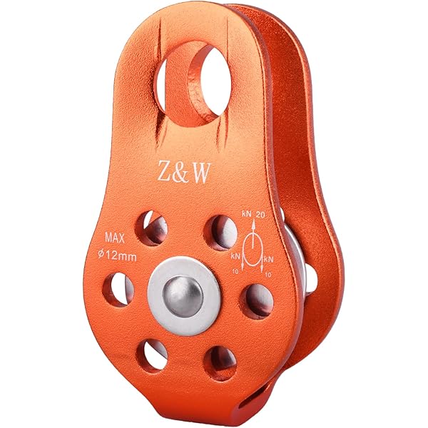 Winch Rope Snatch Block, 12.5 Ton Breaking Strength 6 Ton Work Load ...
