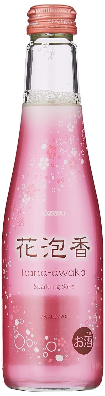 Ozeki Hana Awaka Sparkling Flower Sake, 25 cl: Amazon.co.uk: Grocery