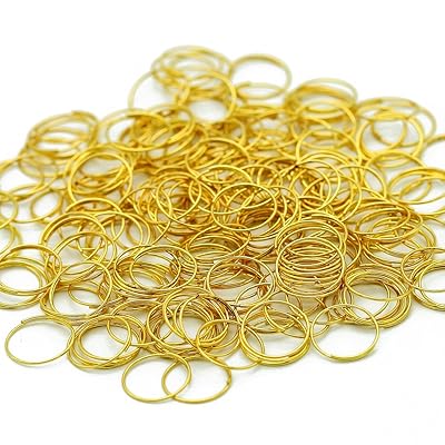 500pcs Golden Round Edged Split Circular Ring Clips Angola | Ubuy