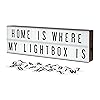 My Cinema Lightbox The Vintage Edition LED Marquee Light Box with 140 ...