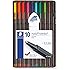 Amazon.com : Staedtler Triplus Rollerball Pen Bonus Pack, 403SB10P ...