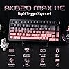 MechLands AJAZZ AK820 MAX HE Rapid Trigger Keyboard, Wired/Wireless Gaming Keyboard, Hall Effect ...