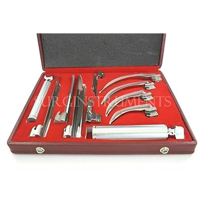 Deluxe Airway Intubation Set with Case - 9 Blades, 2 Chile | Ubuy