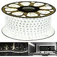 Amazon.com: GUOTONG 110V Daylight White Led Strip Light Outdoor 131.2ft ...