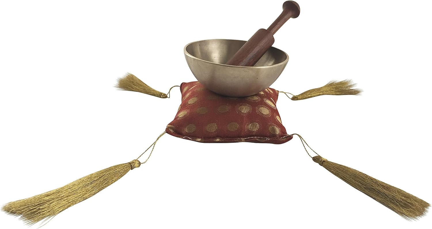 Singing Bowl with Cushion and Beater, Original From India, 250 Grams ...