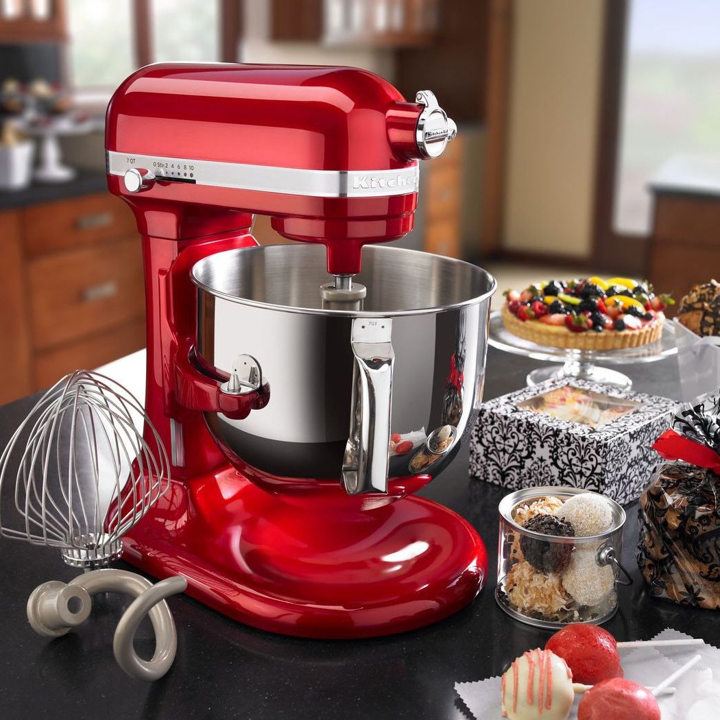 Mua KitchenAid KSM7586PCA 7-Quart Pro Line Stand Mixer Candy Apple Red ...