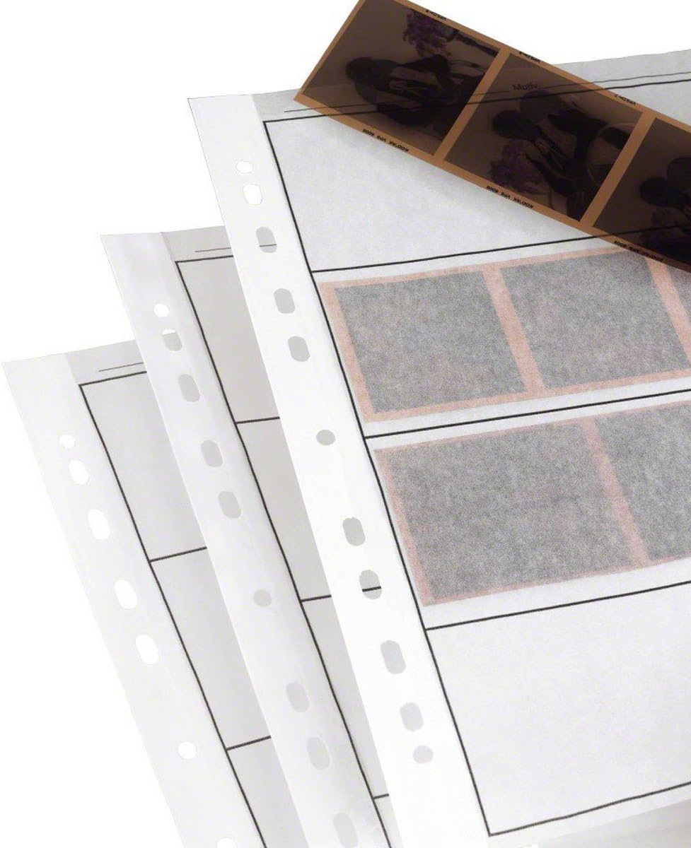 25 x Negative Filing Sheets for 120 Film. Acid-Free, Archival Safe ...