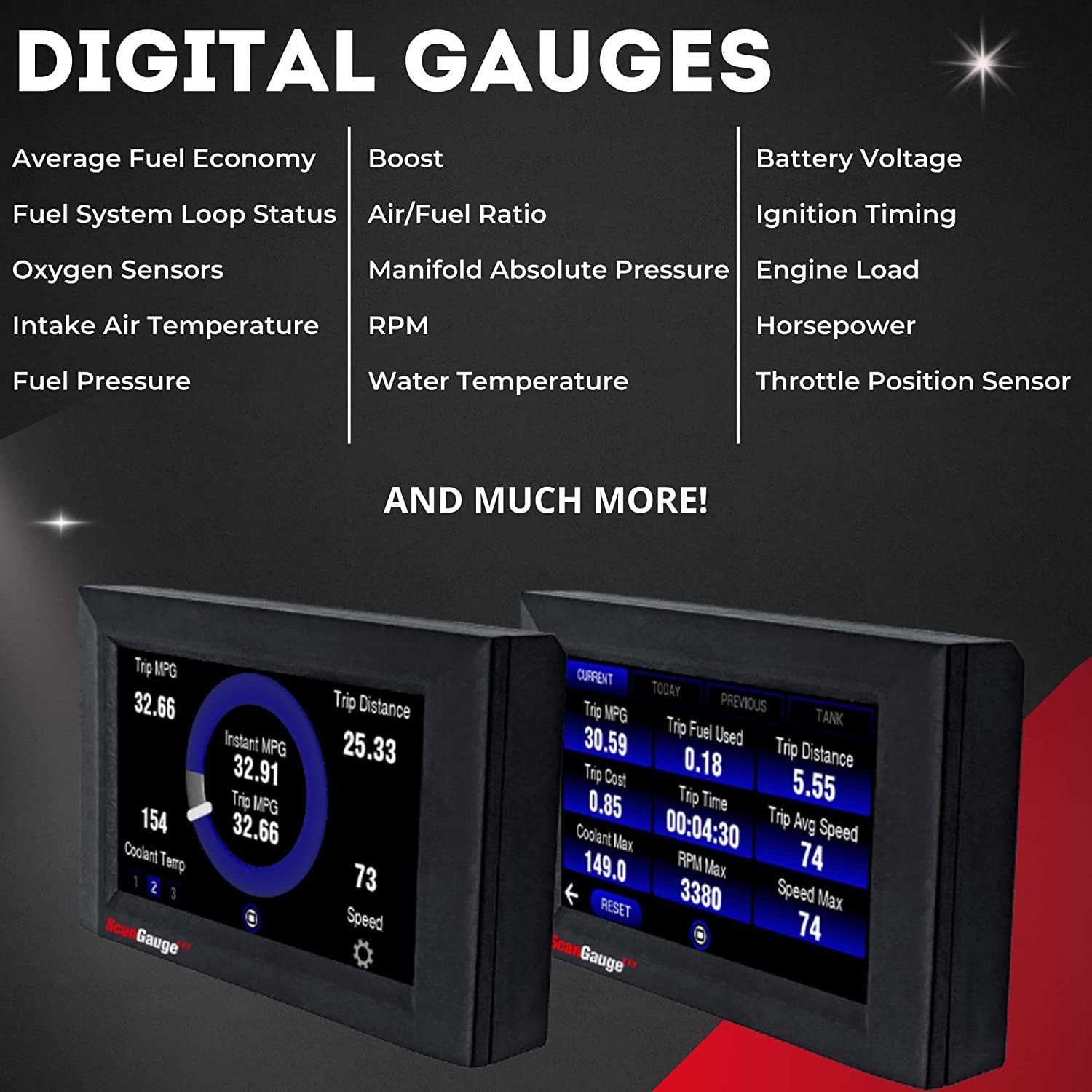 Mua 3 All New Touch Screen OBD2 Code Reader, Digital Gauges & Trip ...