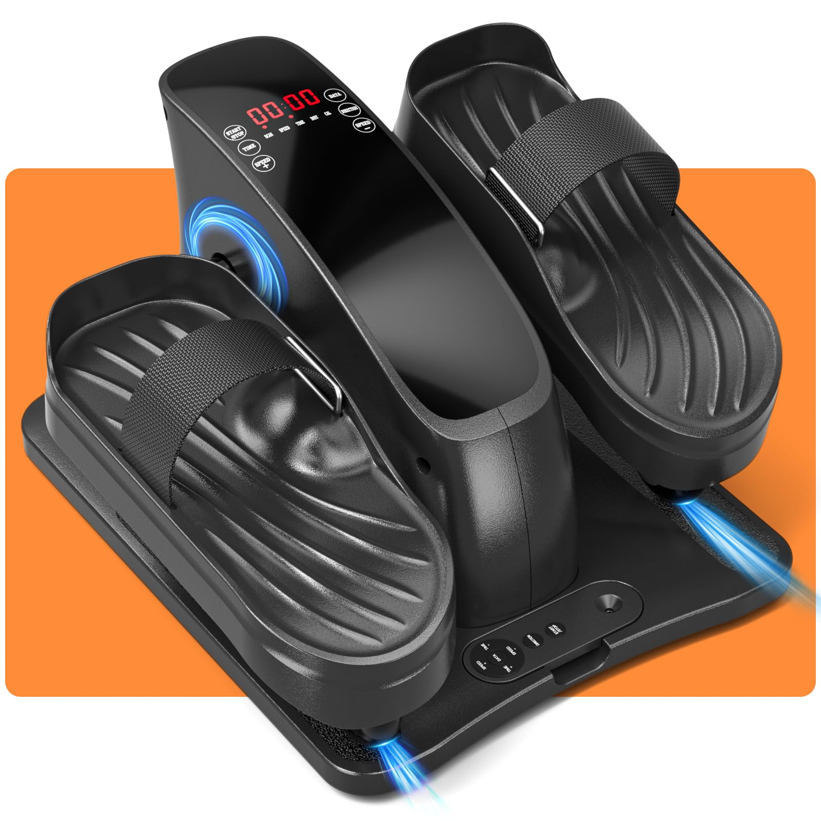 Ellipse Leg Exerciser as Seen on TV Under Desk Elliptical with 12 ...