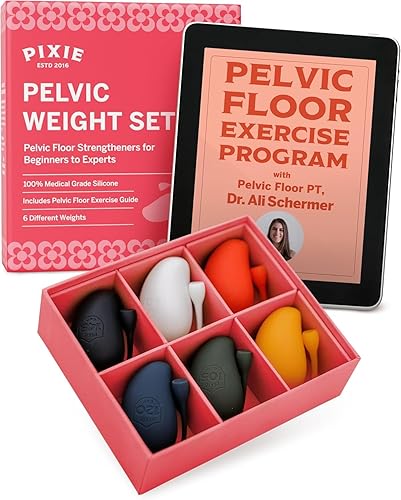 Pixie Pelvic Floor Exercise Trainer - Set of 6 - Pelvic Floor Muscle ...