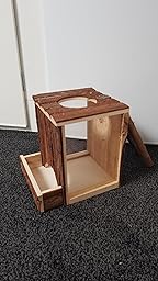 Trixie Large Wooden Digging Tower for Pet Hamster, 25 × 24 × 20 cm ...