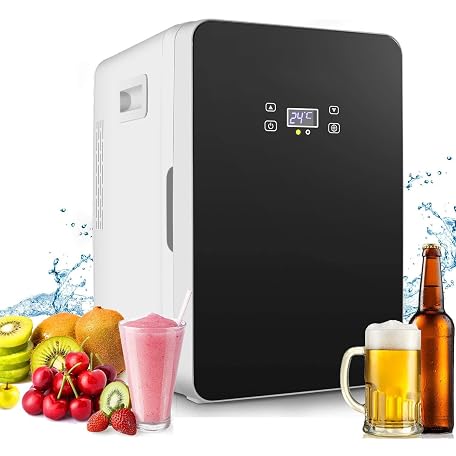 Mua 20L Mini Fridge, Mini Freezer, Large Capacity Compact Cooler and ...