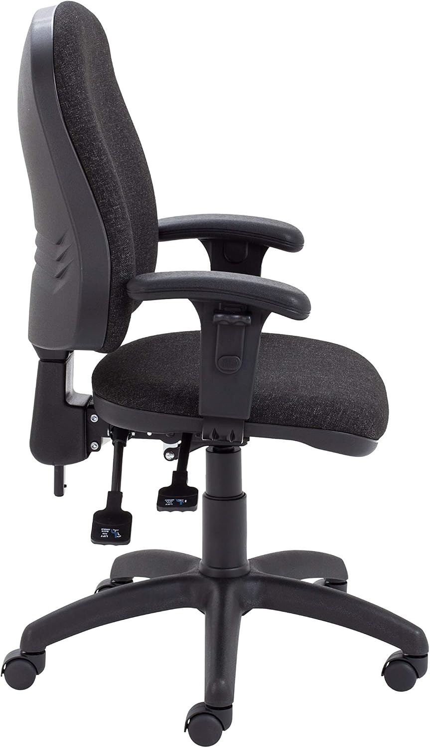 Office Hippo 3 Lever Swivel Desk Chair, Asynchro Mechanism, Height ...