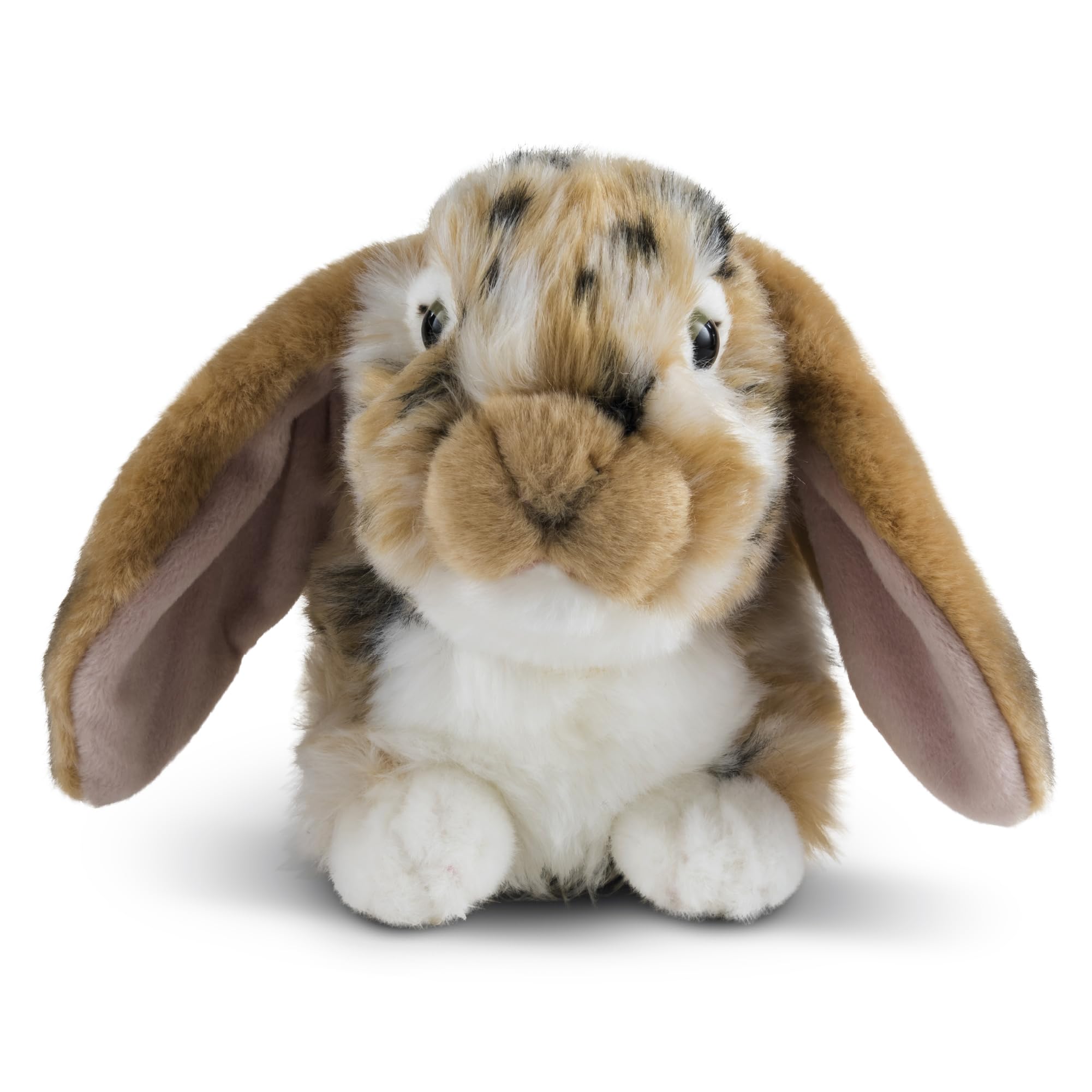 Living Nature Brown Dutch Lop Eared Rabbit Stuffed Animal | Fluffy ...