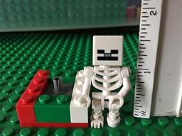 Amazon.com: LEGO Minecraft Minifigure Skeleton: Toys & Games
