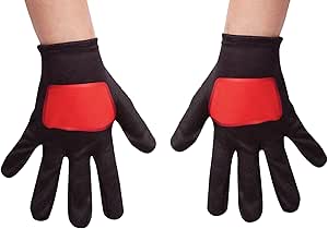 Amazon.com: Red Power Rangers Ninja Steel Child Gloves, One Size: Toys ...