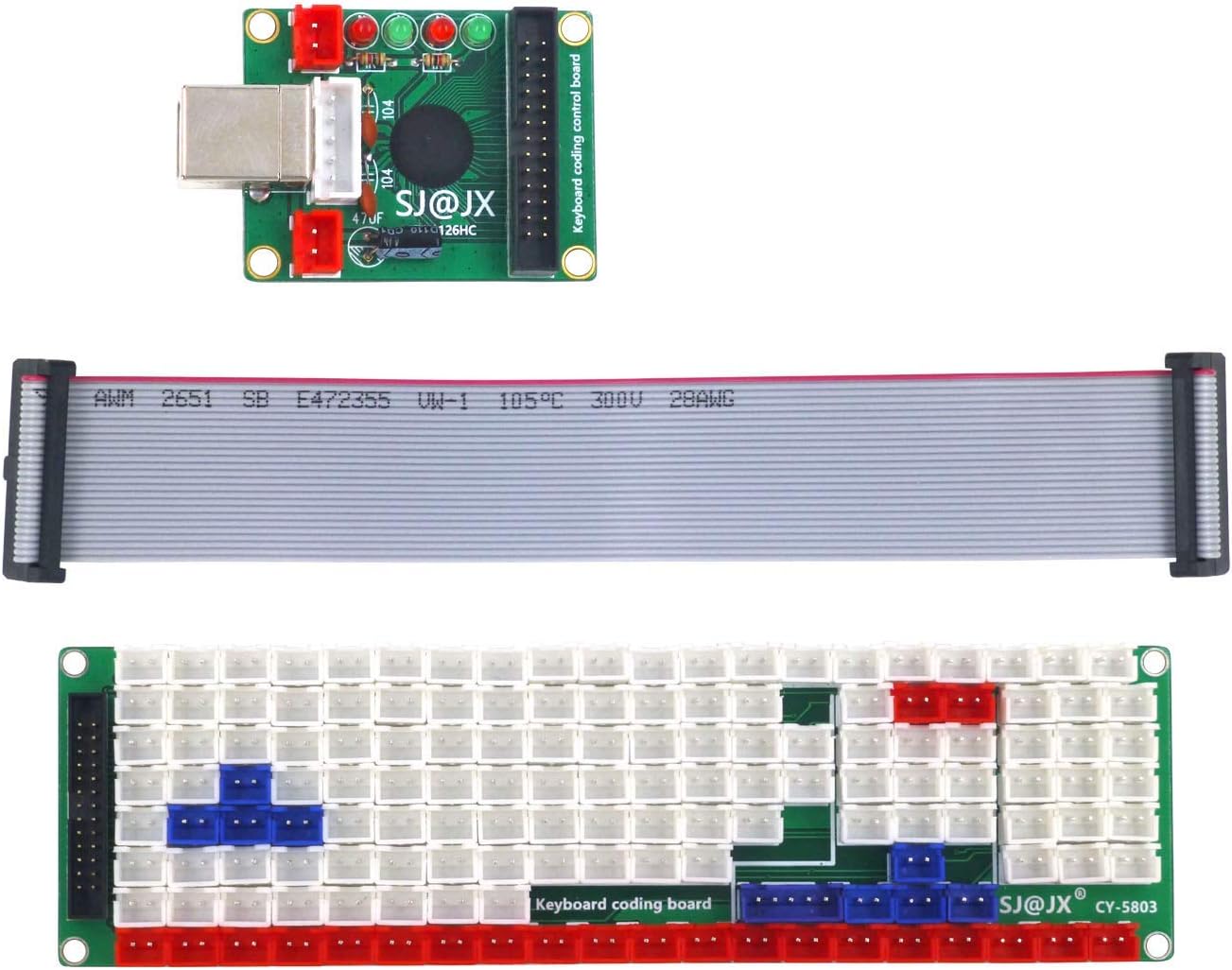 SJ@JX Development Keyboard Encoder Board Game Controller DIY LED ...