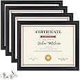 Amazon.com - PETAFLOP 8.5x11 Certificate Frame, Black Picture Diploma Degree Document Frames ...