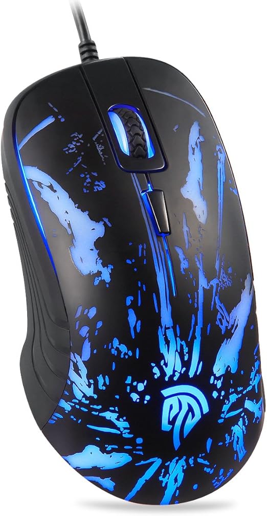 EasySMX Gaming Mouse, SI-9003 USB Optical Programmable Gaming Mice ...