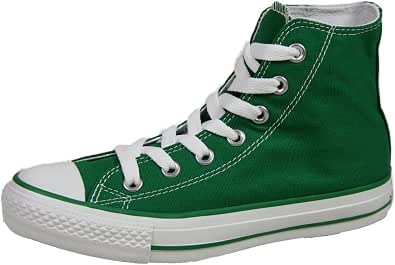 Amazon.com | Converse Chuck Taylor All Star Hi Top Kelly Green Canvas ...
