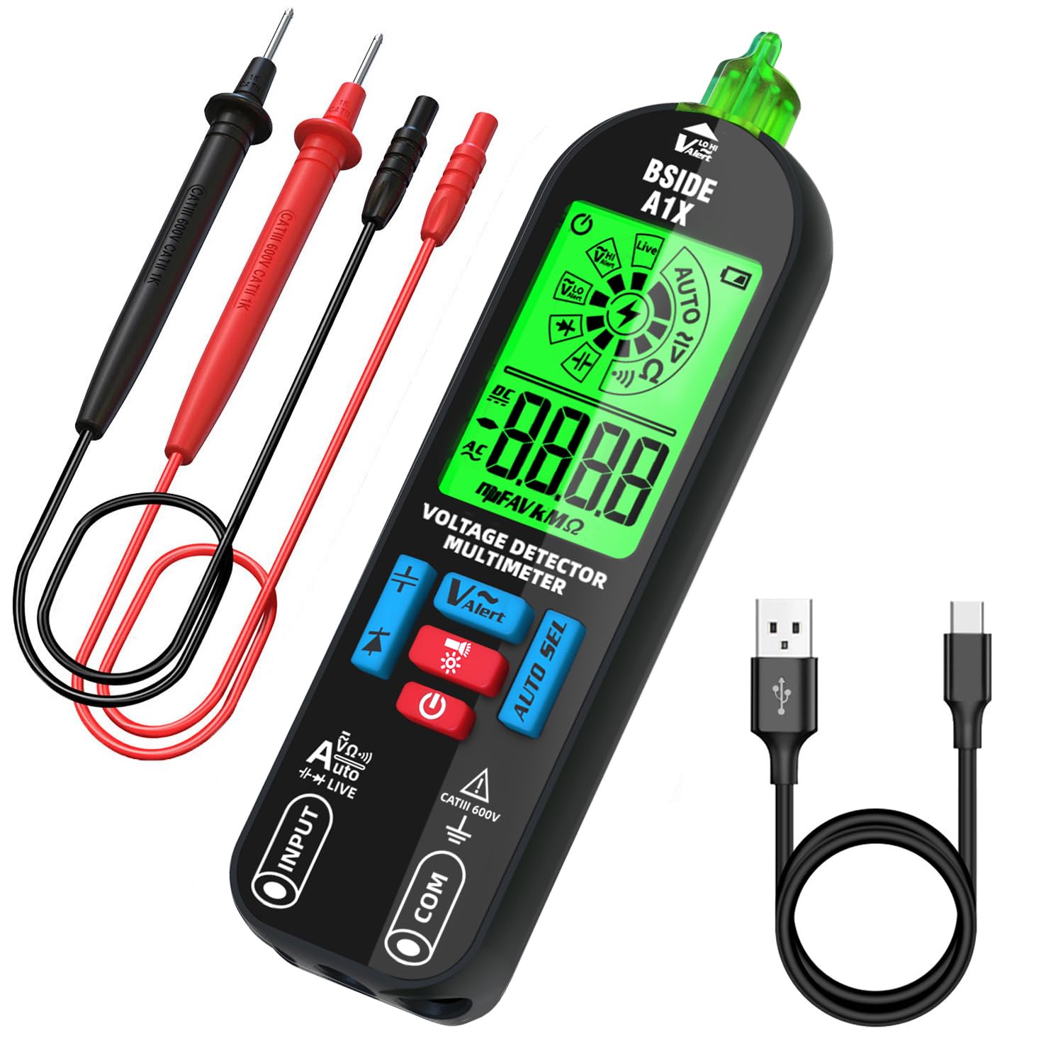 Mua BSIDE Smart Digital Multimeter Tester Rechargeable Electrical ...
