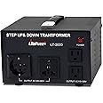 Amazon.com: LiteFuze LT Series 2000 Watt Step Up/Down Voltage Converter Transformer - 110v to ...