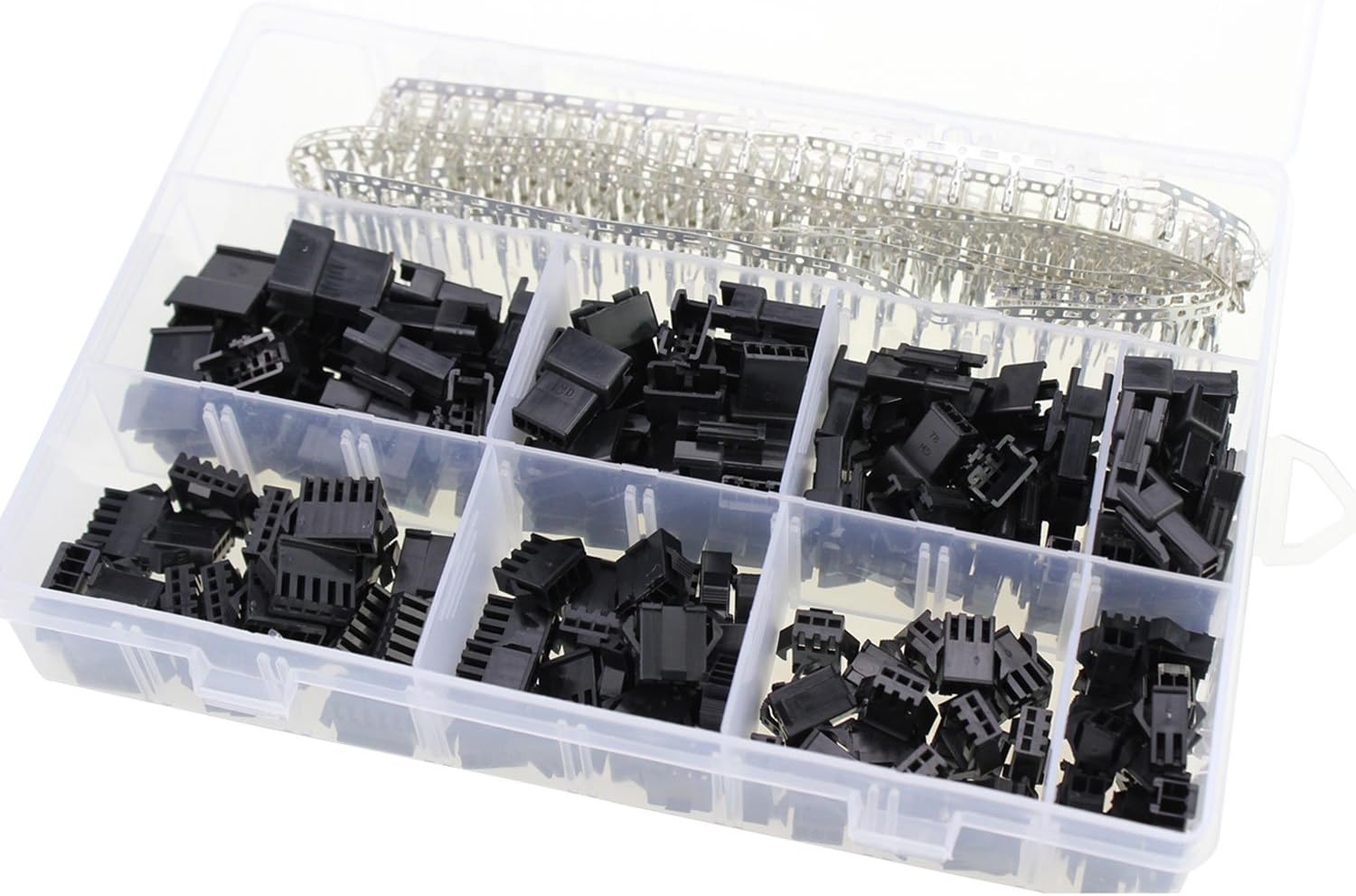 HSEAMALL 560 PCS 2.5mm Pitch 2 3 4 5 Pin JST Connectors,Male and Female ...