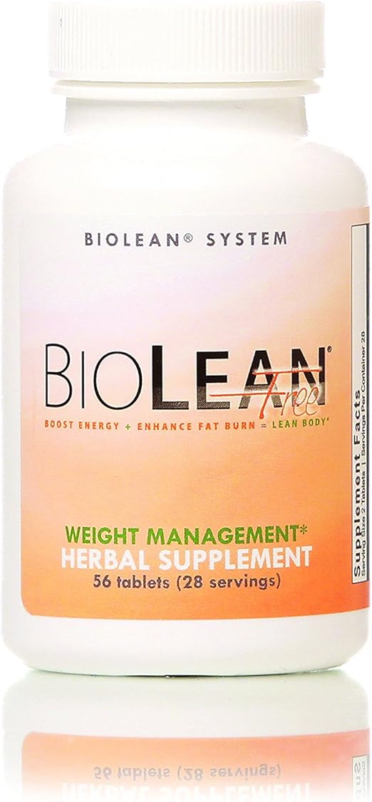 BioLean Free Natural Weight Management Supplement (56 Count/28 Servings ...