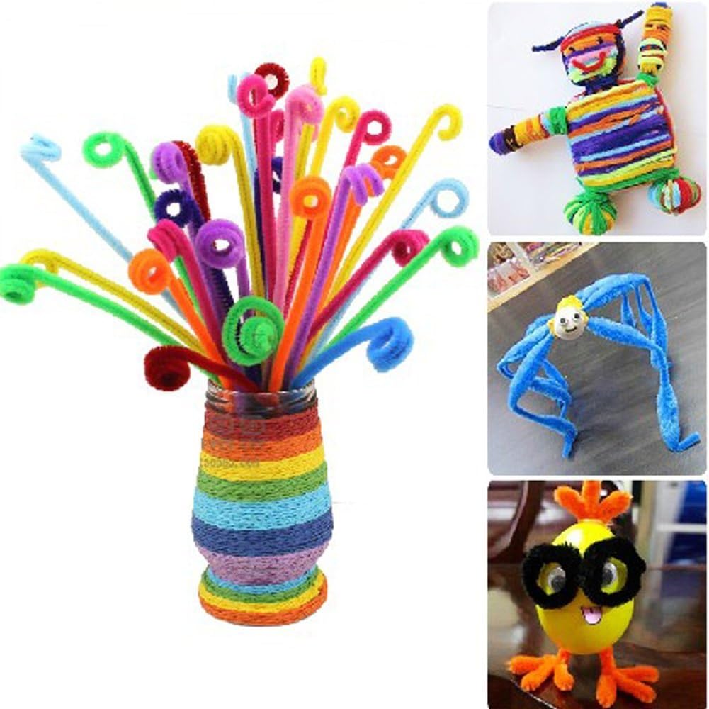 G2PLUS Pipe Cleaners Bendy 240 PCS Chenille Stem for Arts and Crafts ...