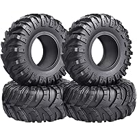 Amazon.com: HobbyPark 2.2 Rock Crawling Tires RC Rubber Crawler Tyres ...