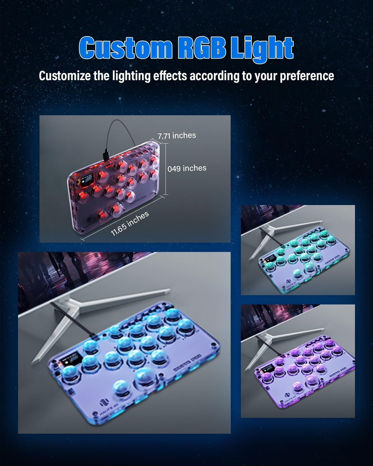 Mua JZW-Shop Haute42 Leverless Arcade Stick G16, All-Button Arcade ...