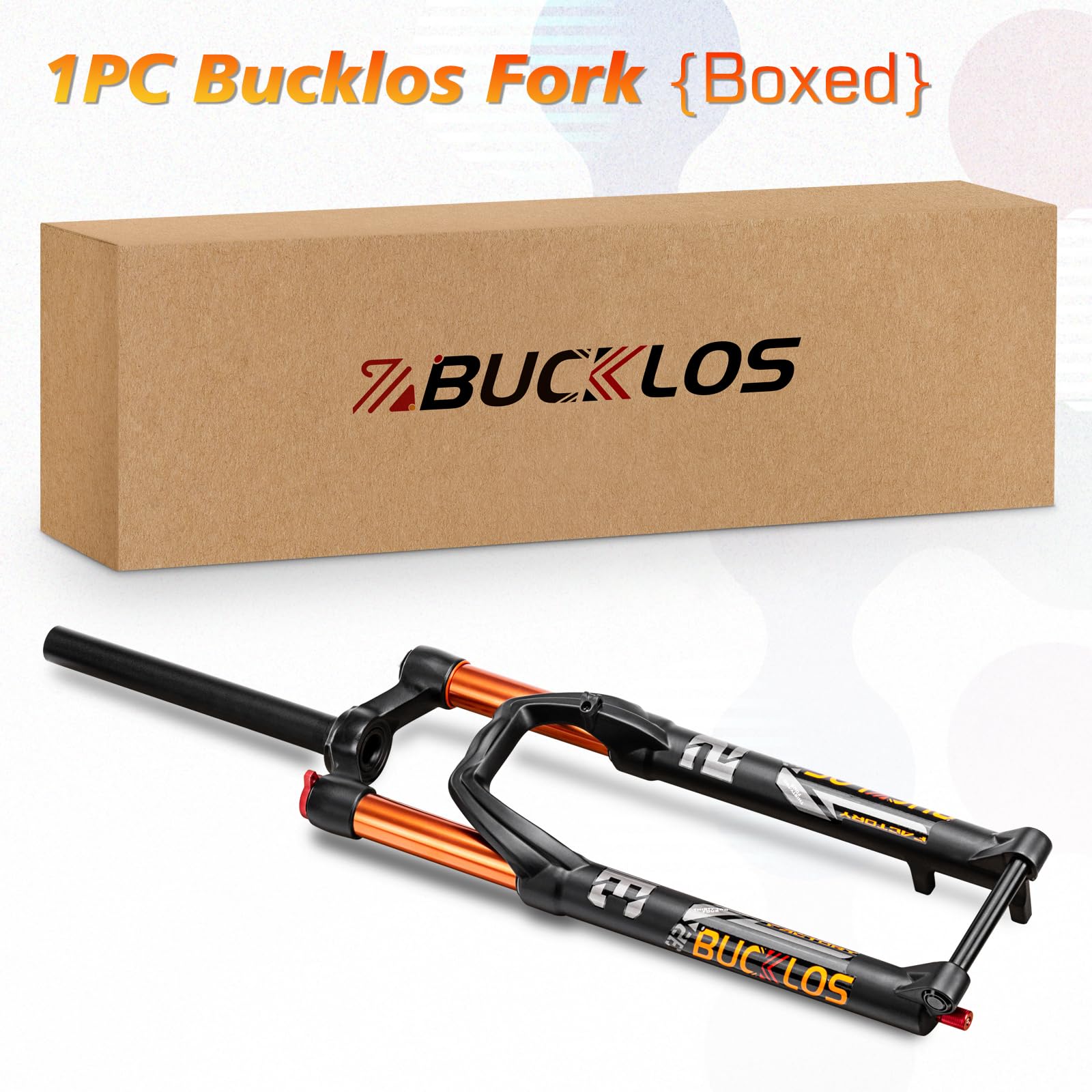Mua BUCKLOS MTB Fork 26/27.5/29" 120mm 1-1/8" Straight/Tapered Mountain ...