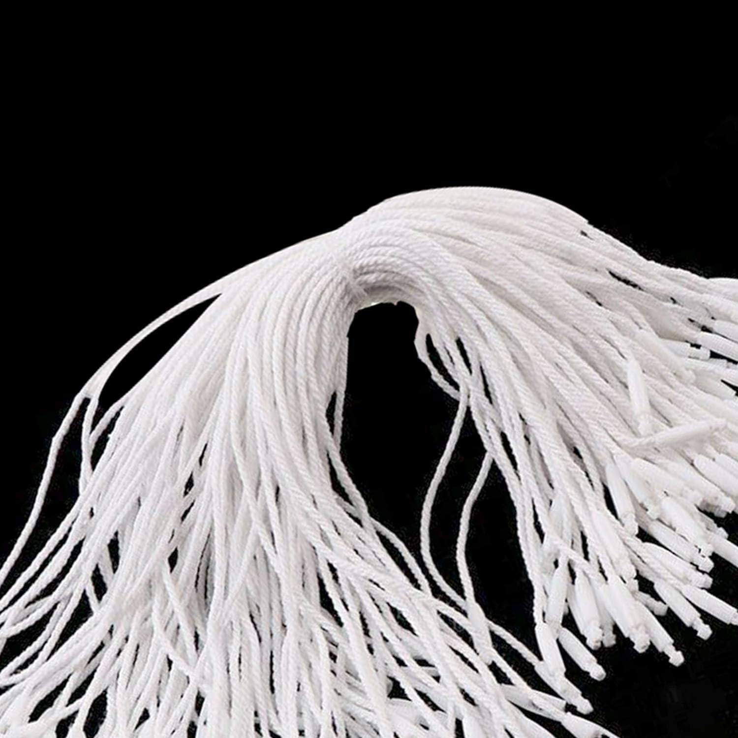 Trimming Shop Set of 100 Pieces White Nylon String Hang Tags – Snap ...