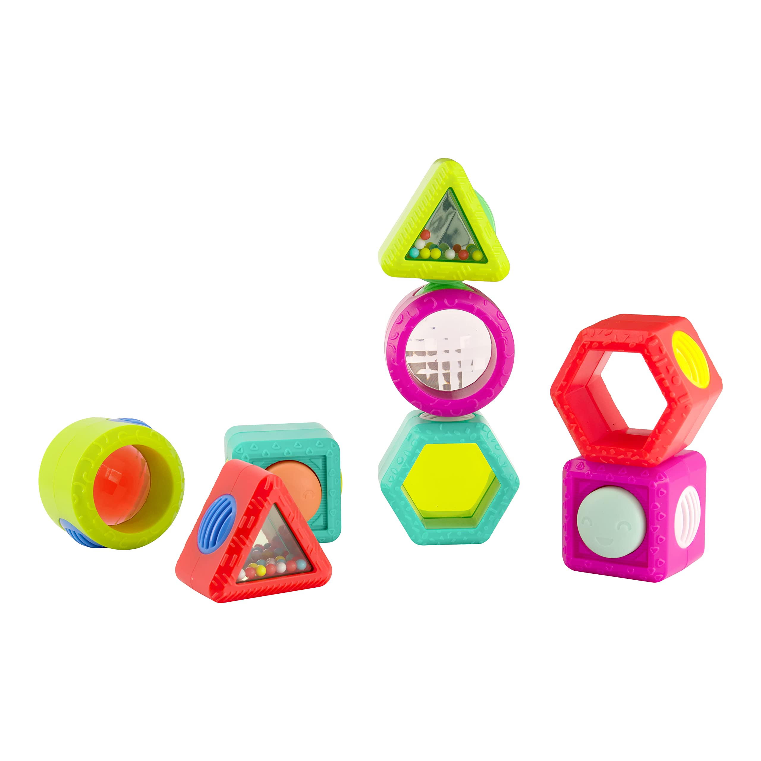Mua Infantino Peek & See Activity Blocks - Fine Motor Skills, Stacking ...