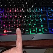 KLIM Chroma Wireless Gaming Keyboard - USB with Led Rainbow Lighting ...