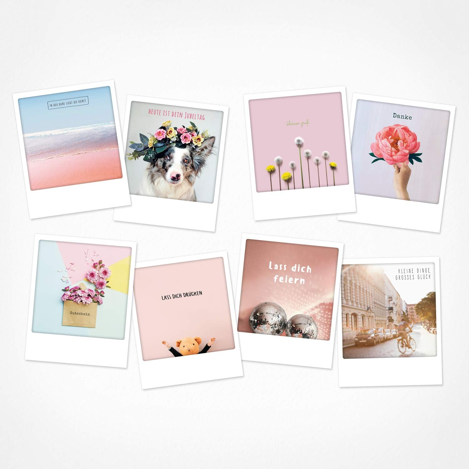 PICKMOTION Set of 8 Photo Postcards Greetings & Wishes, Instagram Photographer Birthday Cards ...