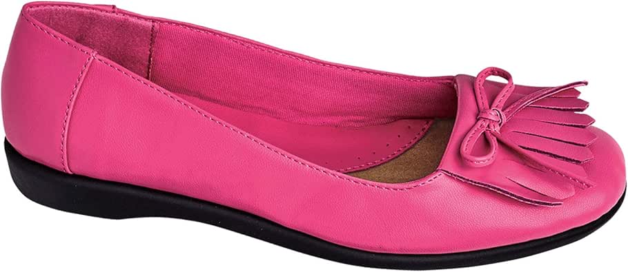 Amazon.com | Angel Flex Women's Adult Angel Steps Laney Fringe Flat ...
